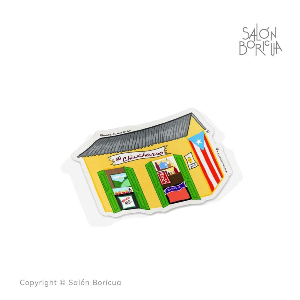 Chinchorro Boricua (Premium Sticker) – Salón Boricua